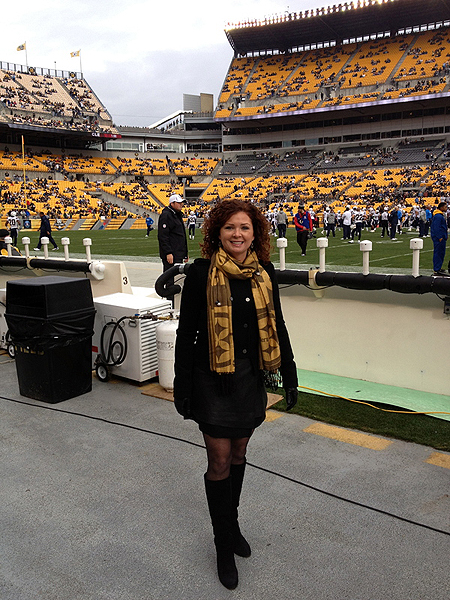 Kathleen Fee Sings Anthem At Steelers' Game - 27 East