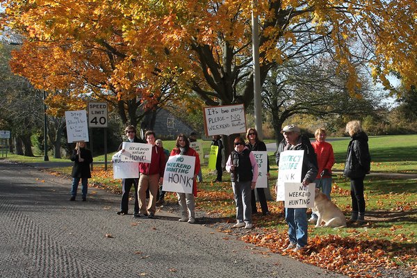 East Hampton Group For Wildlife Holds Anti-Hunting Protest - 27 East