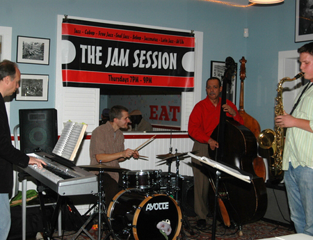 Jazz jam sessions offer opportunities for listening as well as learning ...
