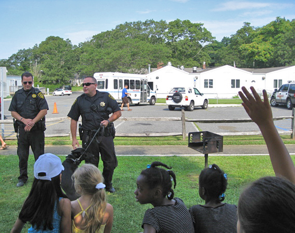 A summer camp with police officers for counselors - 27 East