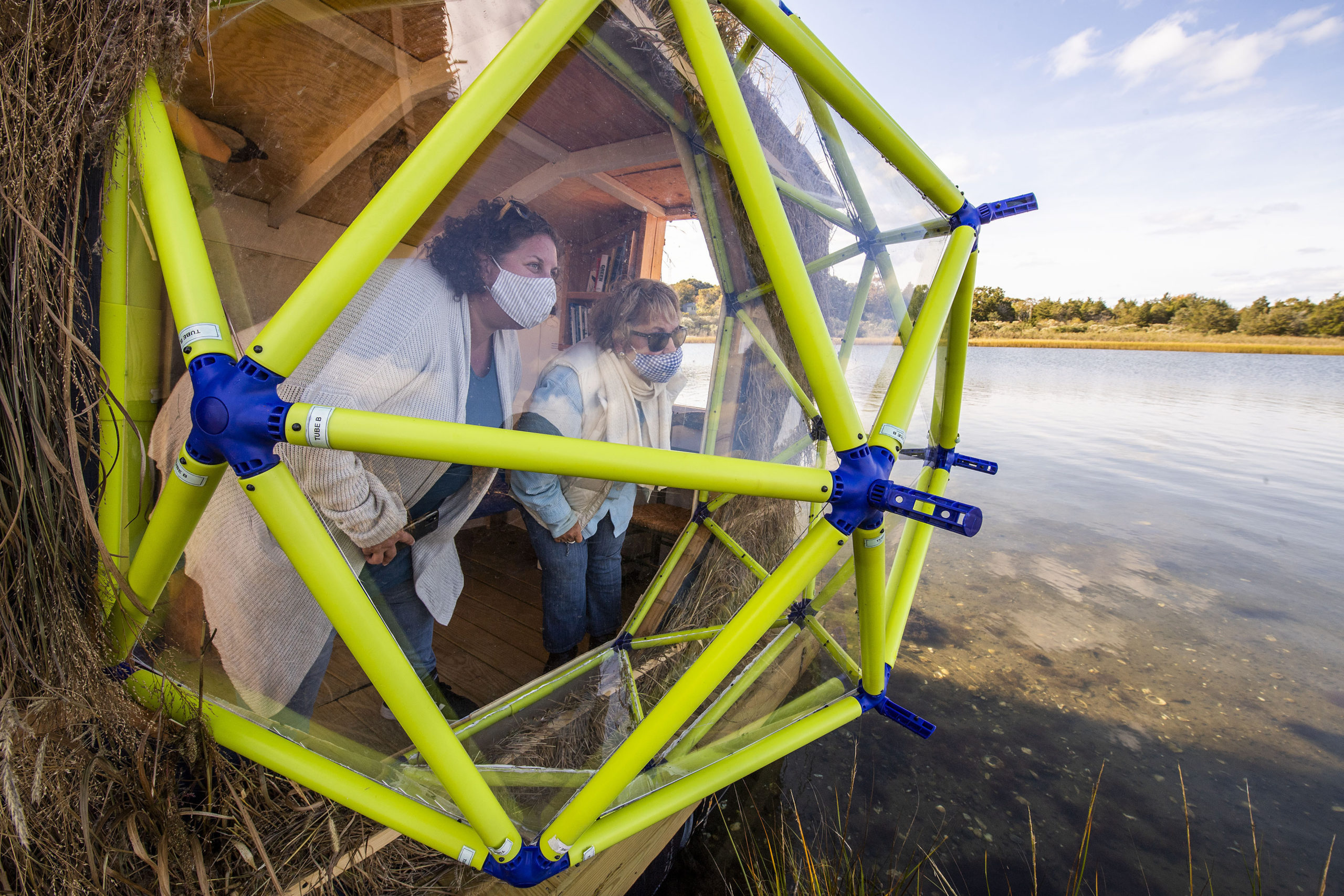 An Artistic Duck Blind Appears In Springs - 27 East