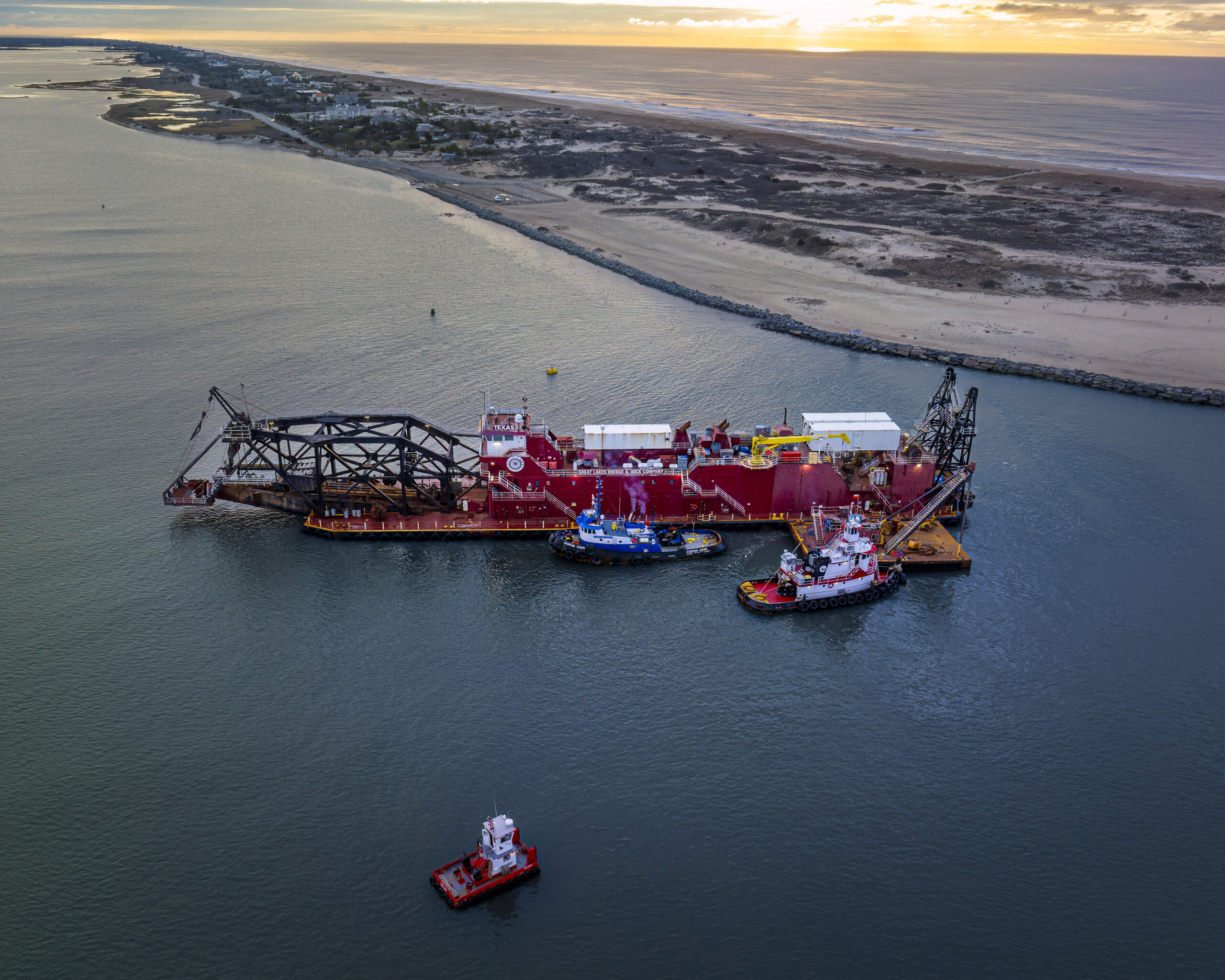 Dredging Begins at Shinnecock Inlet - 27 East